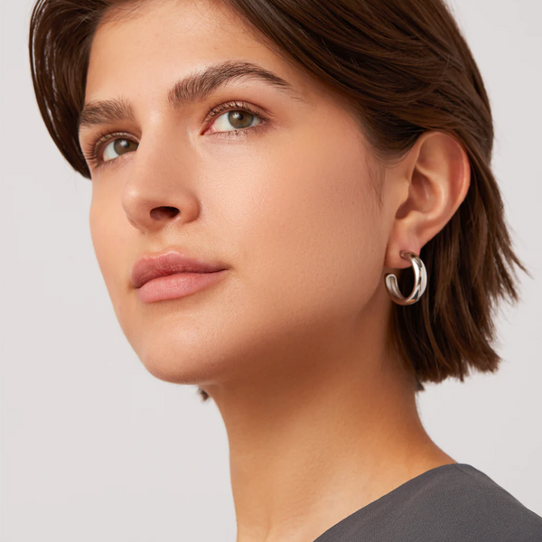 Staple Hoops Medium - ELLA collective